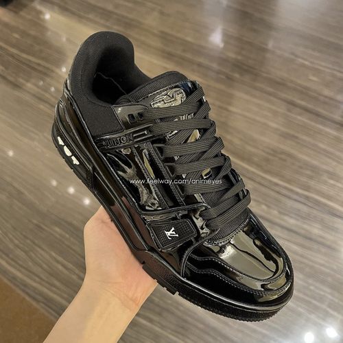 루이비통 LV 22FW 모노그램 메탈릭 블랙 트레이너 스니커즈 - 명품 가격비교 사이트, 리얼리(Realry)